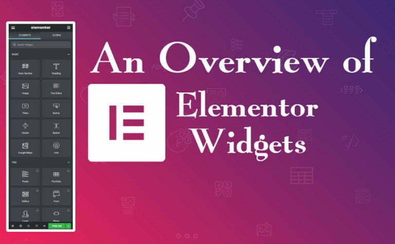 Complete Overview Of Elementor Widgets | Radius Media Solutions
